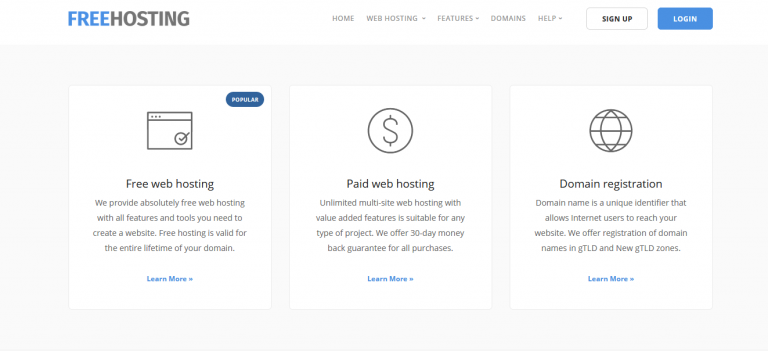 Free Web Hosting Sites | List of Free Web Hosting Sites