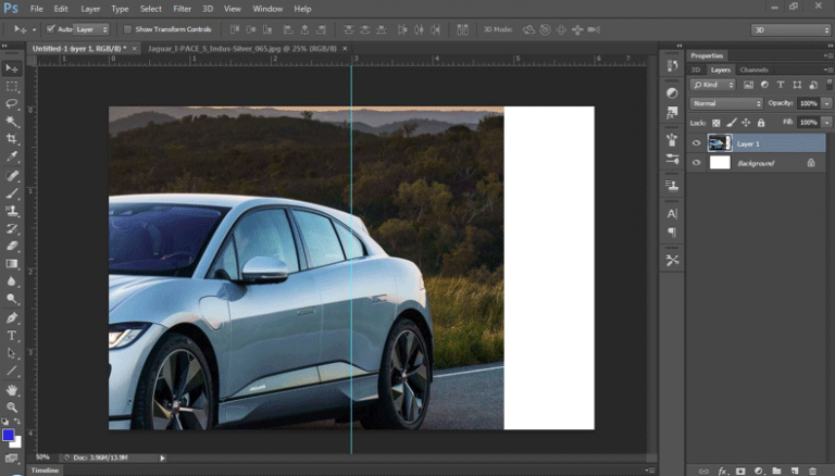 Mirror Effect in Photoshop | How to create a Mirror Effect in Photoshop
