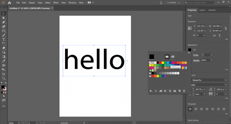 3D Text In Illustrator | How to Create 3D Text With & Without Using 3D Tool