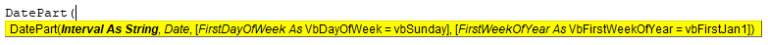 VBA DatePart | How to Use DatePart Function in Excel VBA with examples