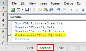 VBA Activate Sheet | How to Activate Sheet in Excel VBA?