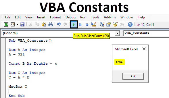 VBA Constants Different Examples Of Contents In Excel VBA