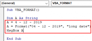 VBA Format | How to Use VBA Format in Excel with Examples