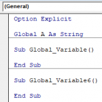VBA Global Variables | How to Declare Global Variables in Excel VBA?