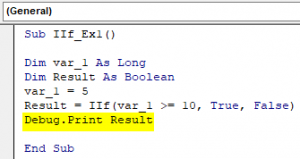 VBA IIF | How to Use VBA IIF Function in Excel with examples?