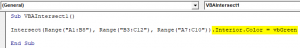 VBA Intersect | How to Use Excel VBA Intersect Function with Examples?