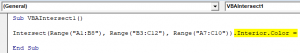 VBA Intersect | How to Use Excel VBA Intersect Function with Examples?
