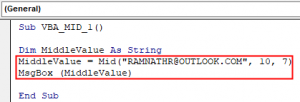 VBA MID | How to Use Excel VBA MID with examples?