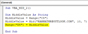 VBA MID | How to Use Excel VBA MID with examples?