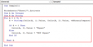 VBA StrComp | How to Use VBA StrComp Function in Excel?