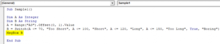 VBA Switch | How to Use Switch Statement in Excel VBA? VBA Switch | How to Use Switch Statement in Excel VBA?