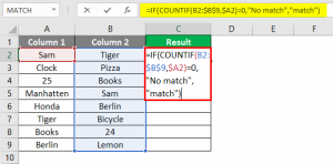 Matching Columns in Excel | How to Match Columns in Excel?