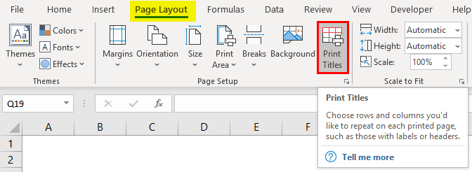  How To Set Page In Excel For Print 