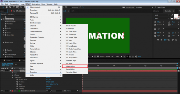 Text Effects in After Effects | Examples to Depict Text Animation Effects