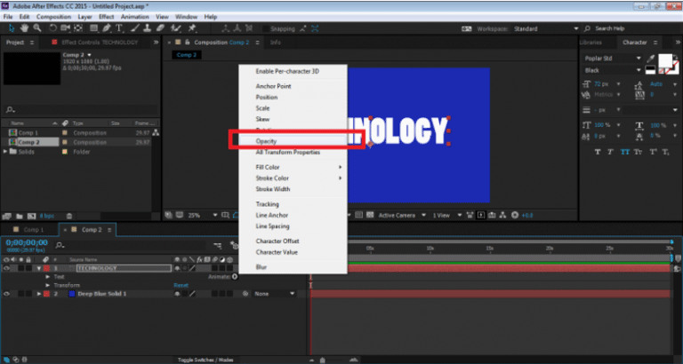 Text Effects in After Effects | Examples to Depict Text Animation Effects