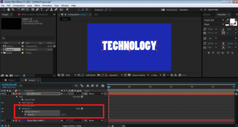 Text Effects in After Effects | Examples to Depict Text Animation Effects