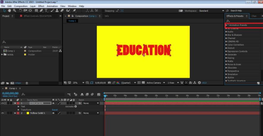 Text Effects In After Effects Examples To Depict Text Animation Effects