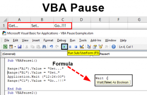 VBA Pause | Pause VBA Code by Wait and Sleep Application