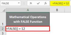 FALSE Function in Excel | How to Use FALSE Function in Excel?