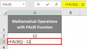 FALSE Function in Excel | How to Use FALSE Function in Excel?