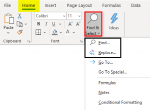Find and Replace in Excel | How to Find and Replace Data in Excel?