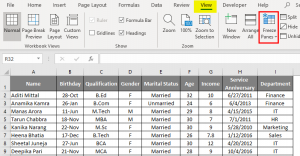 Column Freeze - Learn How to Freeze Columns in Excel | Educba