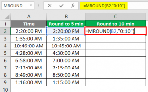 MROUND in Excel | How to Apply MROUND in Excel with Examples?