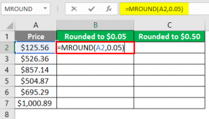 MROUND in Excel | How to Apply MROUND in Excel with Examples?