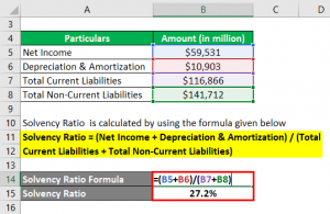 Solvency Ratio | Examples of Solvency Ratio with Step By Step Calculation