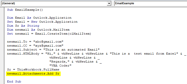 VBA Send Email From Excel How To Send Emails From Using Excel VBA 