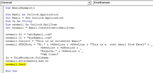 VBA Send Email From Excel | How to Send Emails From using Excel VBA?