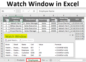 Watch Window in Excel | How to Add Watch Window in Excel (Examples)?