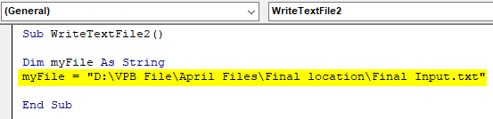VBA Write Text File How To Write Text File In Excel VBA 