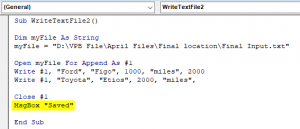 VBA Write Text File | How to Write Text File in Excel VBA?