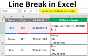 Line Break in Excel | How to Insert Line Break in Excel?