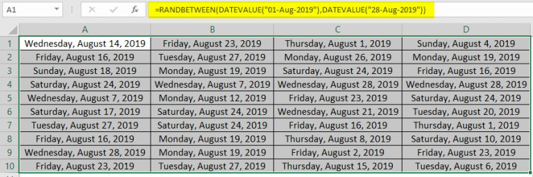 Randbetween In Excel How To Generate Random Numbers In Excel