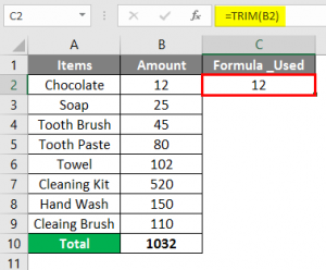 TRIM Formula in Excel | Using TRIM Formula in Excel with Examples