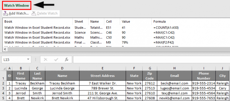 Watch Window in Excel | How to Add Watch Window in Excel (Examples)?