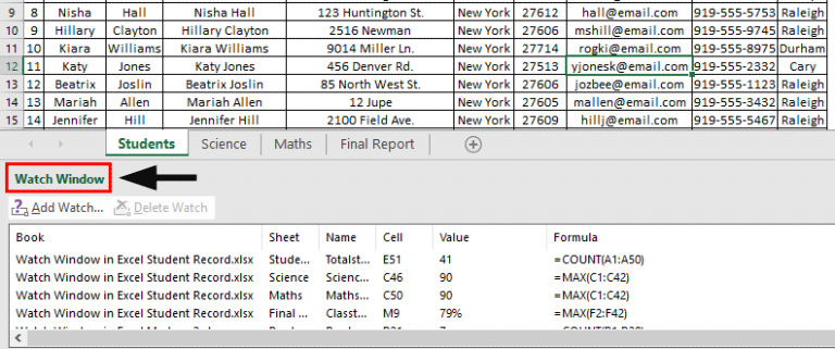 Watch Window in Excel | How to Add Watch Window in Excel (Examples)?