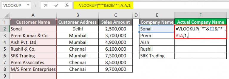 Wildcard In Excel How To Use Wildcard Characters In Excel With Types 1084