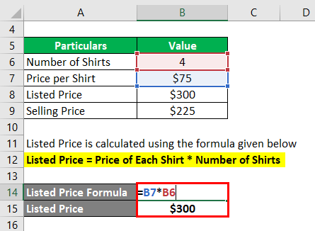 Discount Formula | Calculator (Examples with Excel Template)