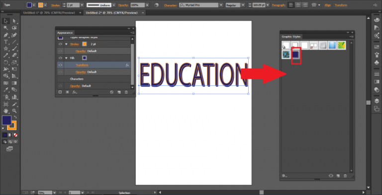 Graphic Styles in Illustrator | Creatie Graphic Styles with Appearance ...