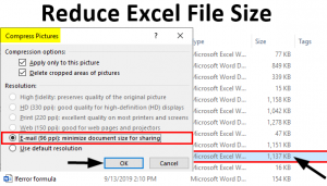 Reduce Excel File Size | Examples to Reduce Excel File Size