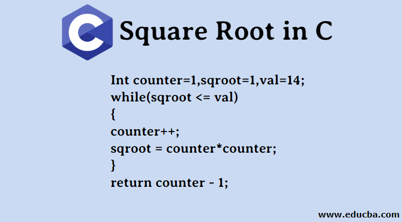 Square Root In C C Program To Find Square Root Of A Number
