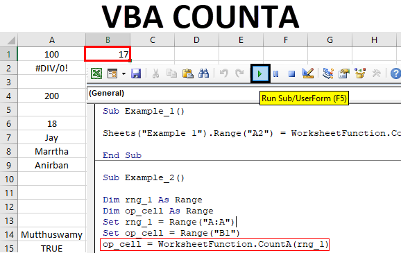How To Count In Excel Vba Haiper