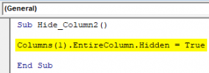 VBA Hide Columns | How to Hide Columns in Excel Using VBA Code?