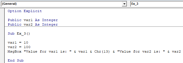 VBA Public Variable | How to Declare Public Variables in VBA? VBA Public Variable | How to Declare Public Variables in VBA?