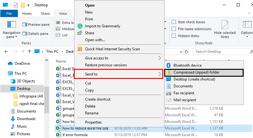 Reduce Excel File Size Examples To Reduce Excel File Size