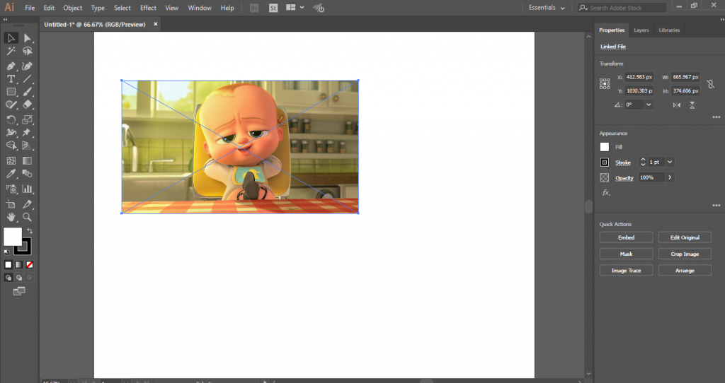 Crop in Illustrator | Crop an Image in Adobe Illustrator