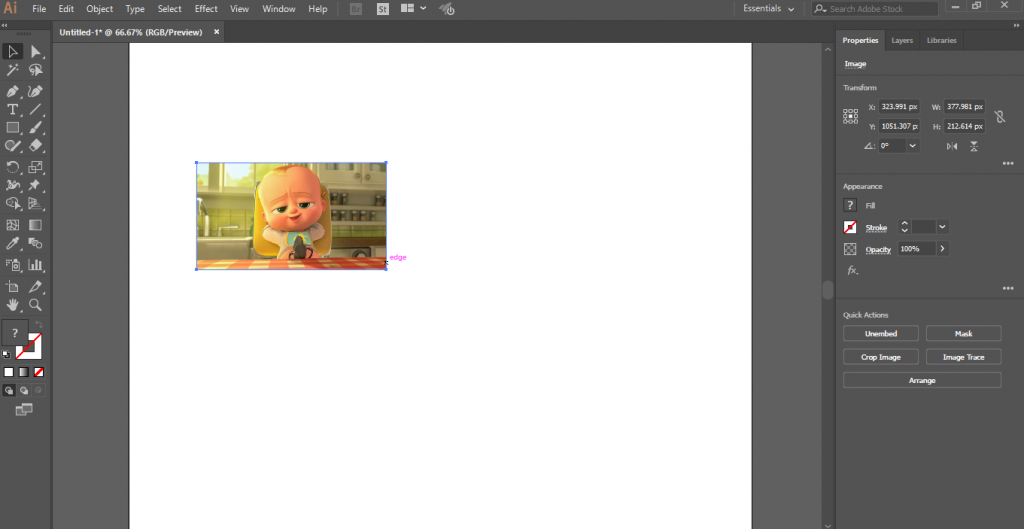 Crop in Illustrator | Crop an Image in Adobe Illustrator